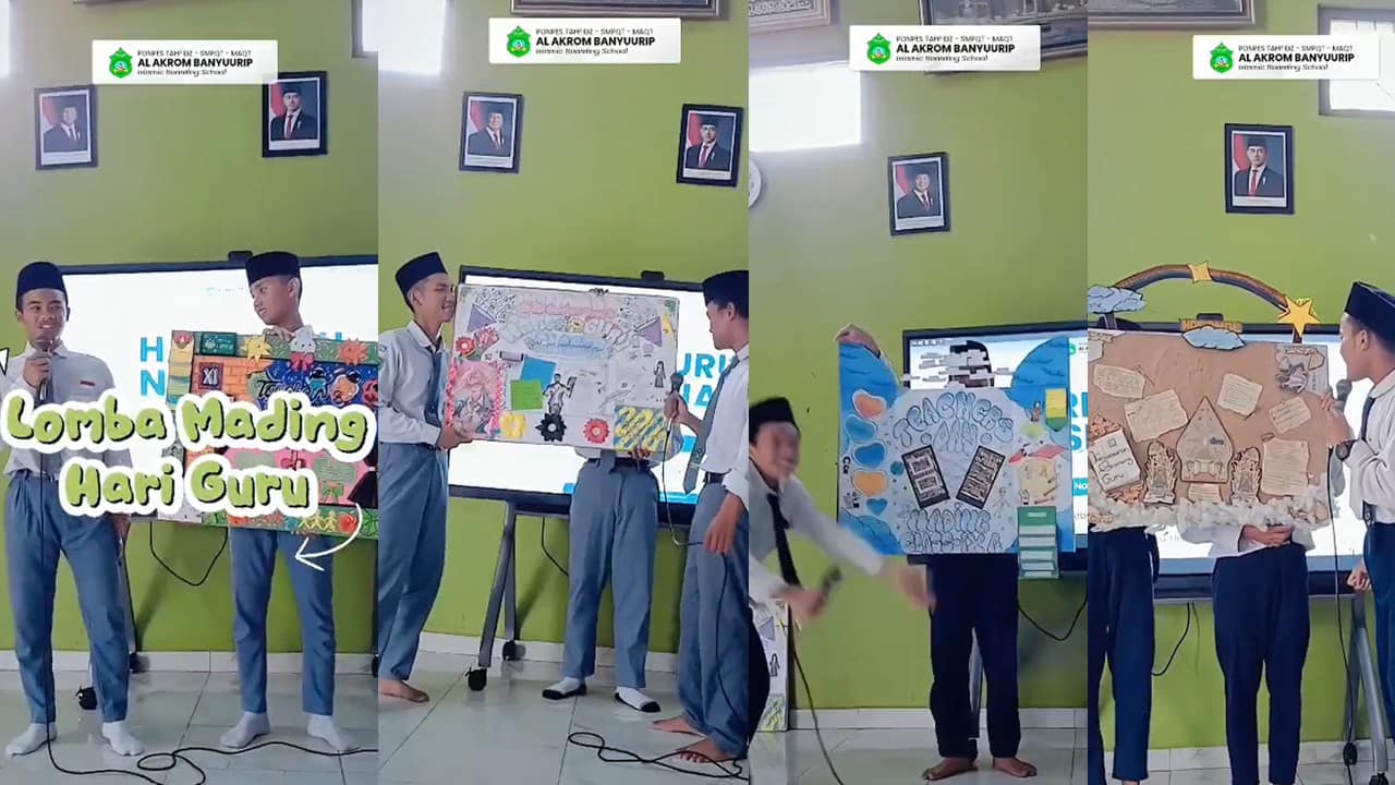 SMPQT dan MAQT Al-Akrom Gelar Lomba Kreasi Mading dalam Rangka Hari ...